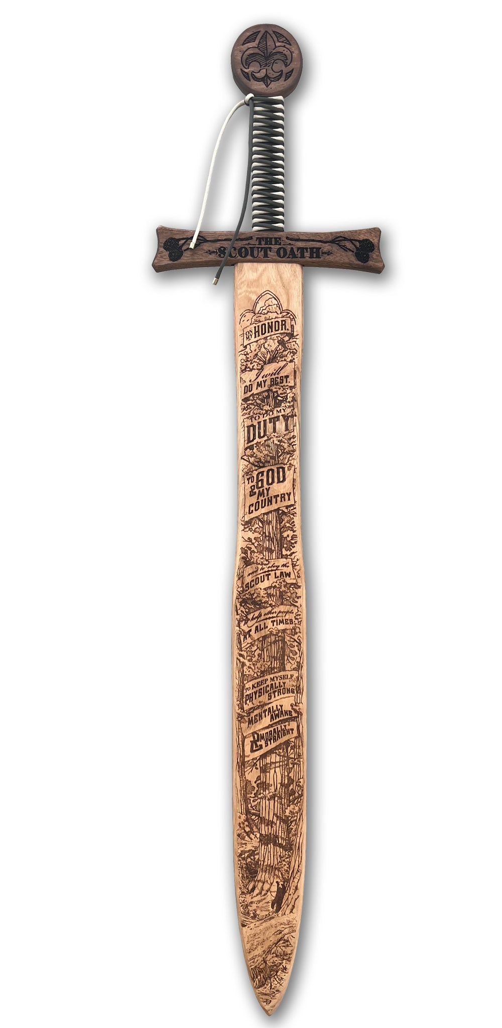 Scout Oath - Wooden Sword Wall Art – Campfire Arts