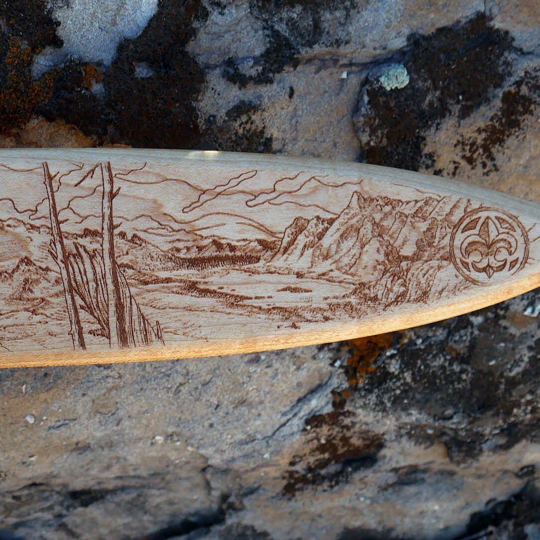 Scout Motto - Wooden Sword Wall Decor - Campfire Arts