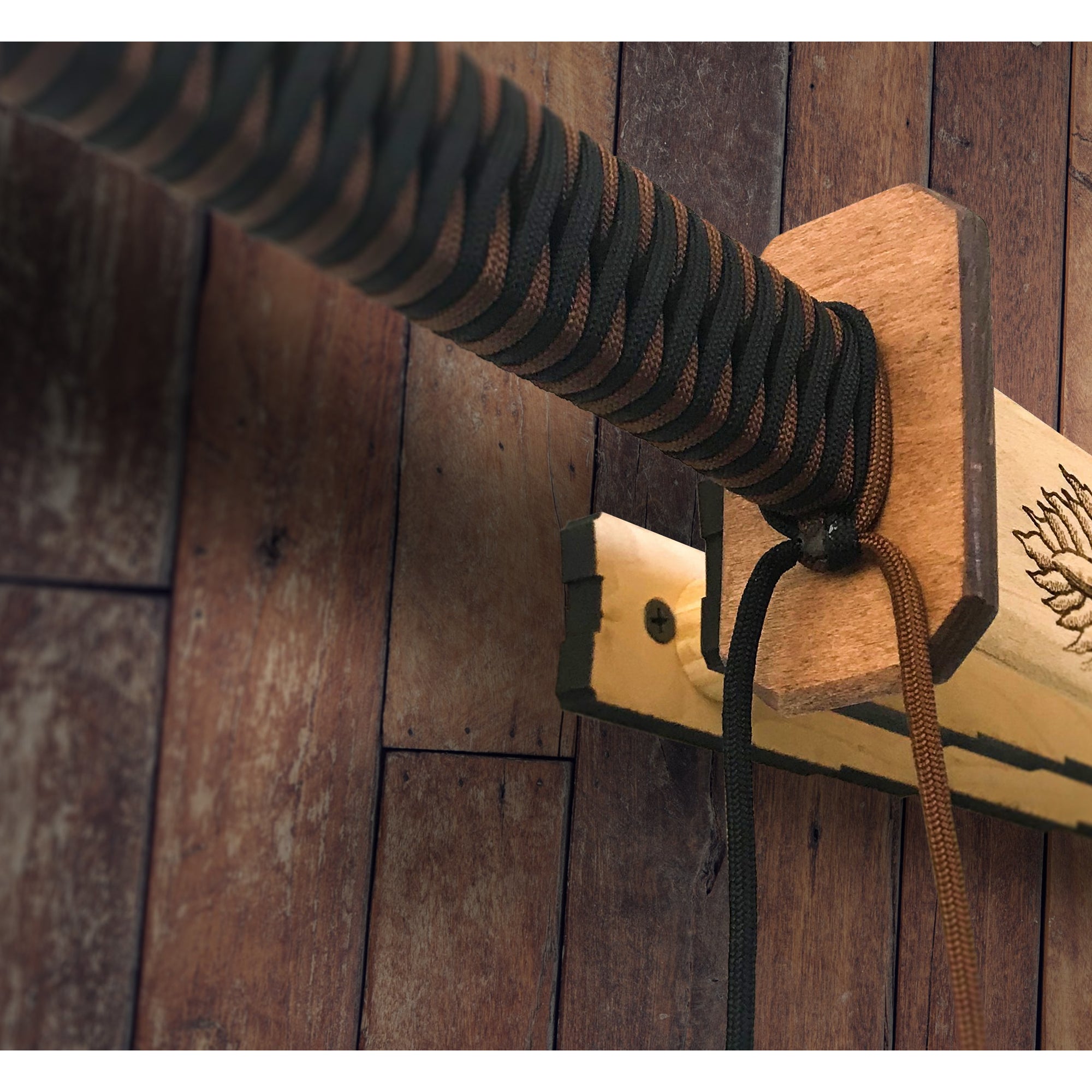 Dojo Dragon Karate Belt Rack Katana Wall Sign - Campfire Arts